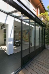 Bow windows - Véranda Turpin-Longueville - en acier et fer forgé